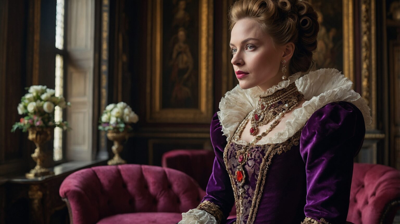 The Elizabethan Era: Ruffs, Reds, and Royal Purples - Clothes Color Guide