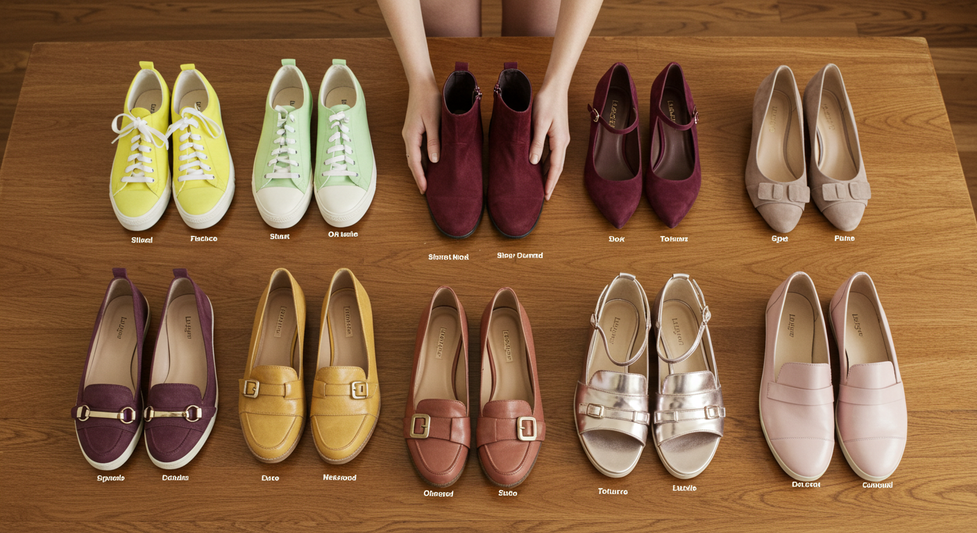 Color Pop Footwear: Standout Shoes That Make the Outfit - Clothes Color ...