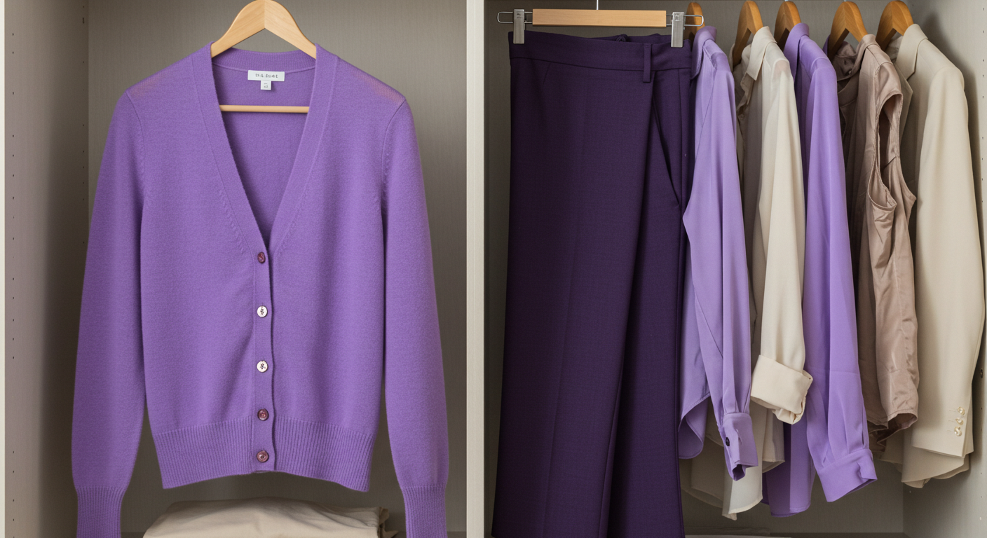 Violet Vibes: 10 Ways to Make Violet Your Fashion Statement - Clothes ...