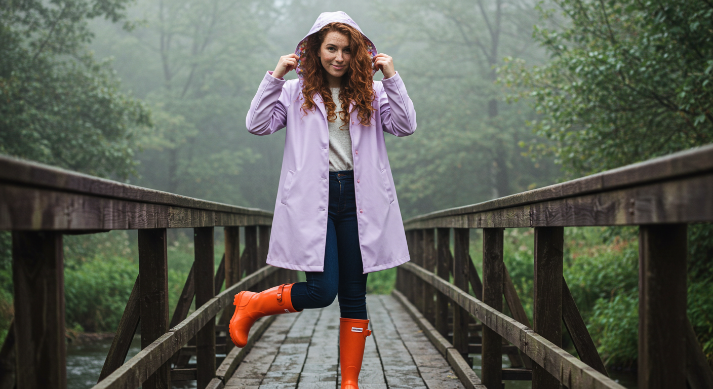 Raincoat Radiance: Bright Colors for Wet Weather - Clothes Color Guide