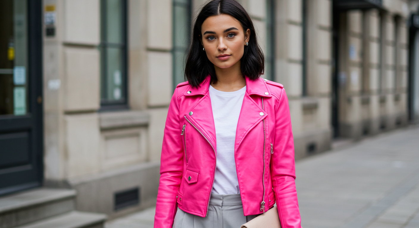 Rainbow Leather: How to Style Colored Jackets Beyond Black - Clothes ...