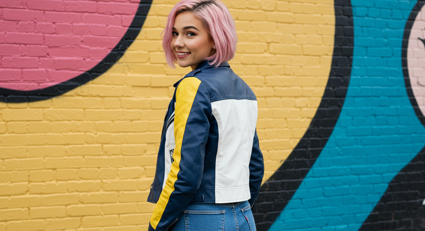 Rainbow Leather: How to Style Colored Jackets Beyond Black - Clothes ...