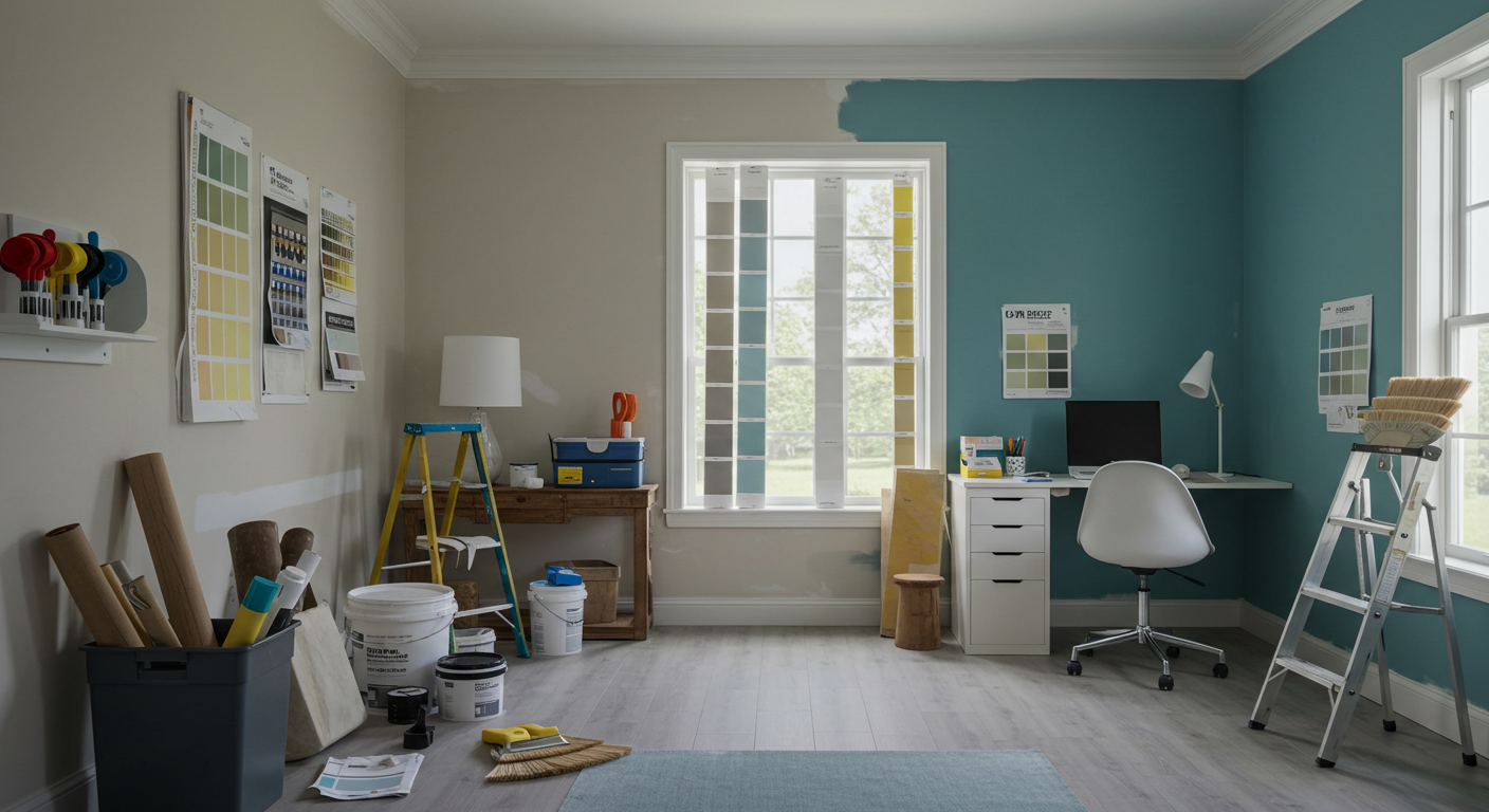 Polished & Professional: Home Office Color Schemes for Productivity ...