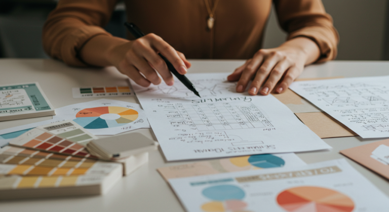Makeup and Clothing Sync: Matching Eyeshadow, Lipstick, and Outfit Hues ...