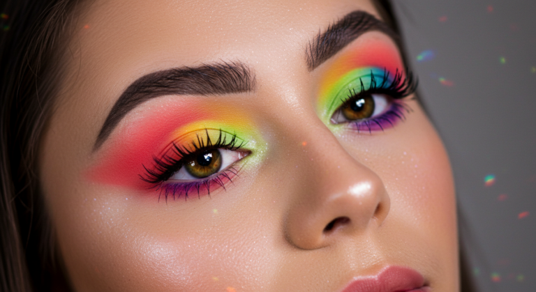 Top 10 Eye Makeup Looks Featuring Vibrant Colors - Clothes Color Guide