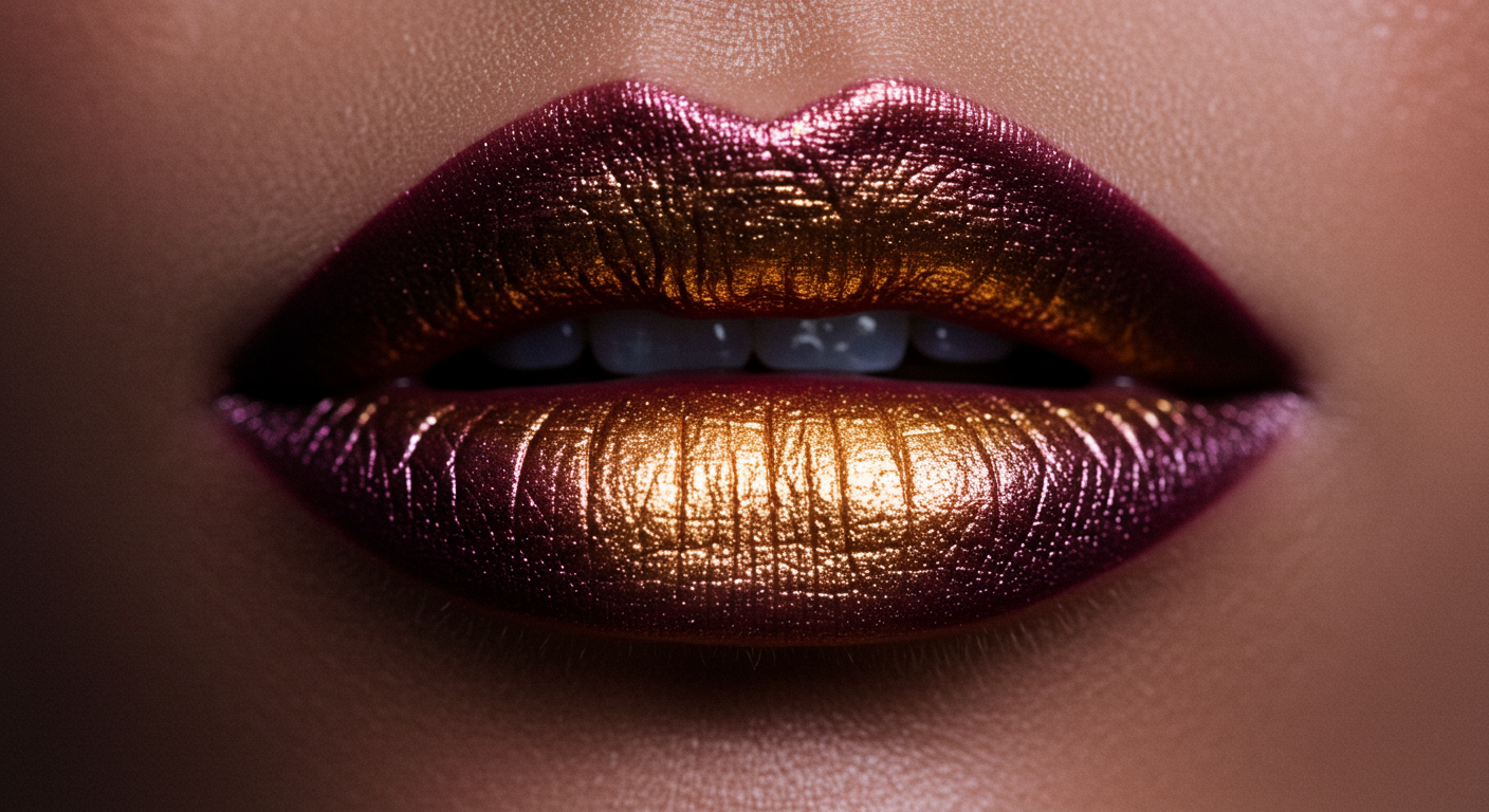 Two-Tone Lips: A Playful Twist to Your Usual Routine - Clothes Color Guide