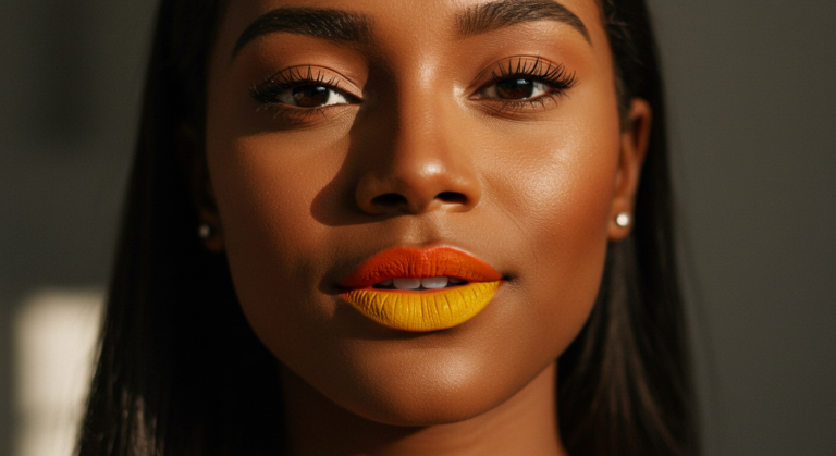 Two-Tone Lips: A Playful Twist to Your Usual Routine - Clothes Color Guide
