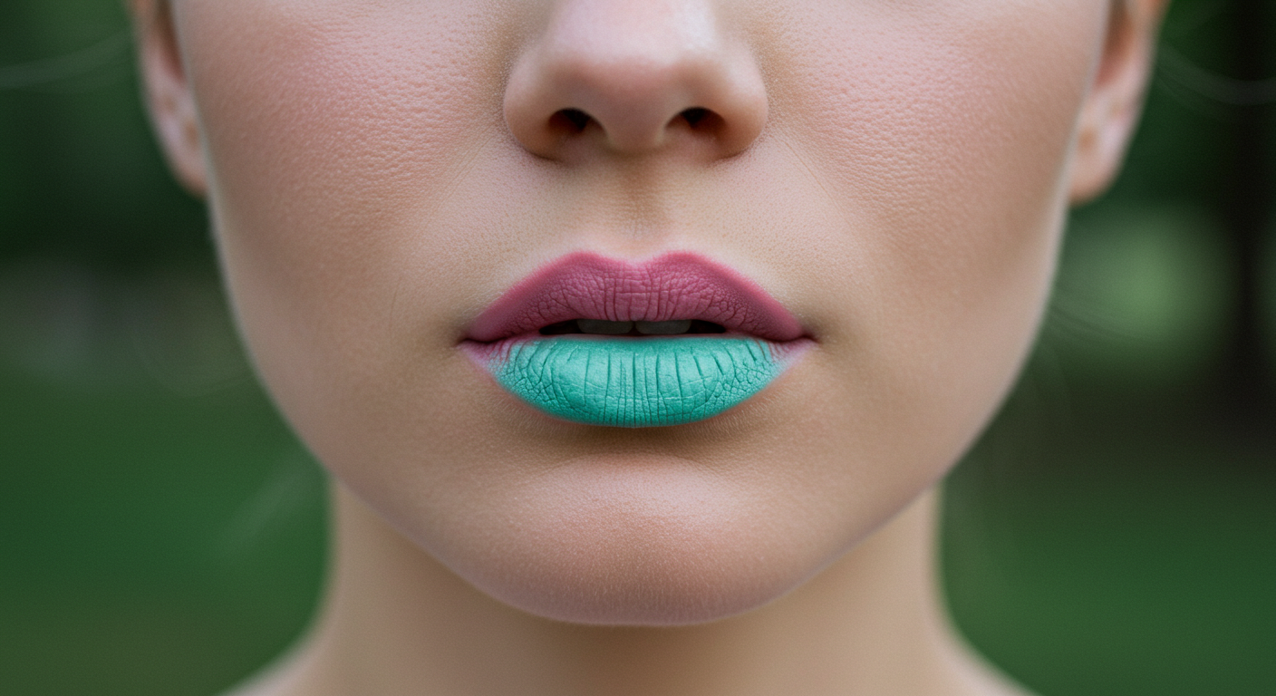 Two-Tone Lips: A Playful Twist to Your Usual Routine - Clothes Color Guide