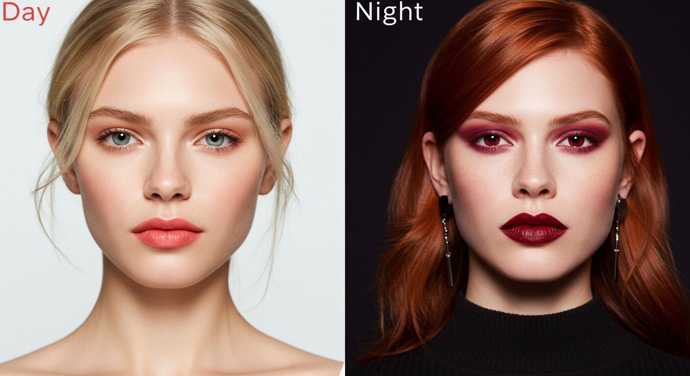 Two-Tone Lips: A Playful Twist to Your Usual Routine - Clothes Color Guide