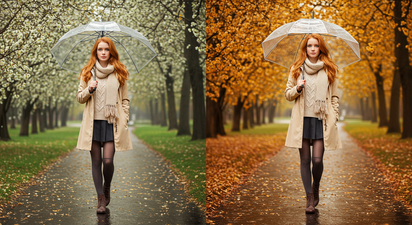 Umbrella Utopia: Bright Colors for Rainy Days - Clothes Color Guide