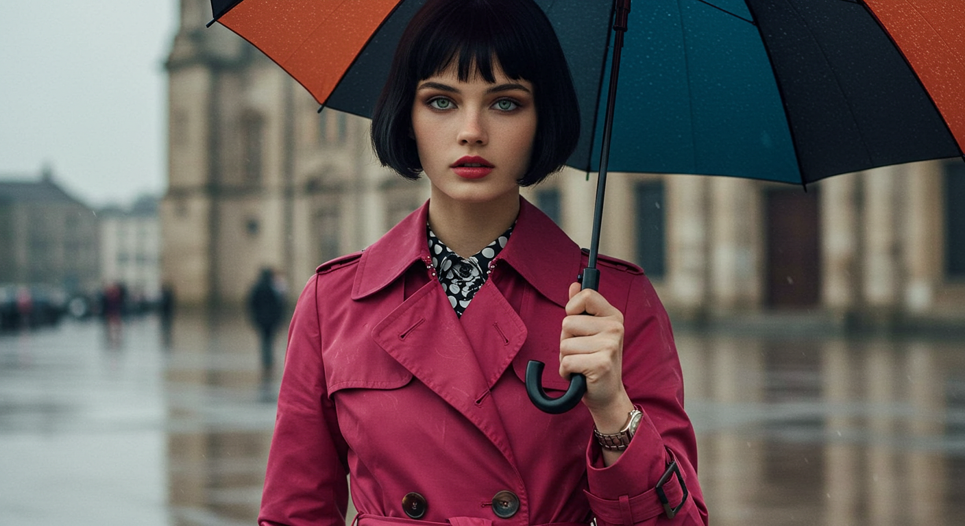 Umbrella Utopia: Bright Colors for Rainy Days - Clothes Color Guide