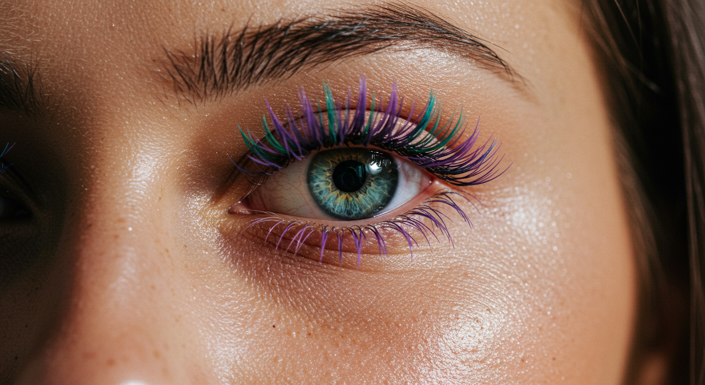 Colorful Lashes: Faux Lash Shades to Amp Up Your Eyes - Clothes Color Guide