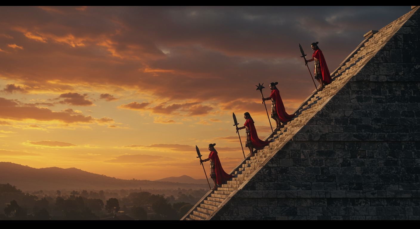 The Aztec Empire: Crimson Sacrifices and Jade Cityscapes - Clothes ...