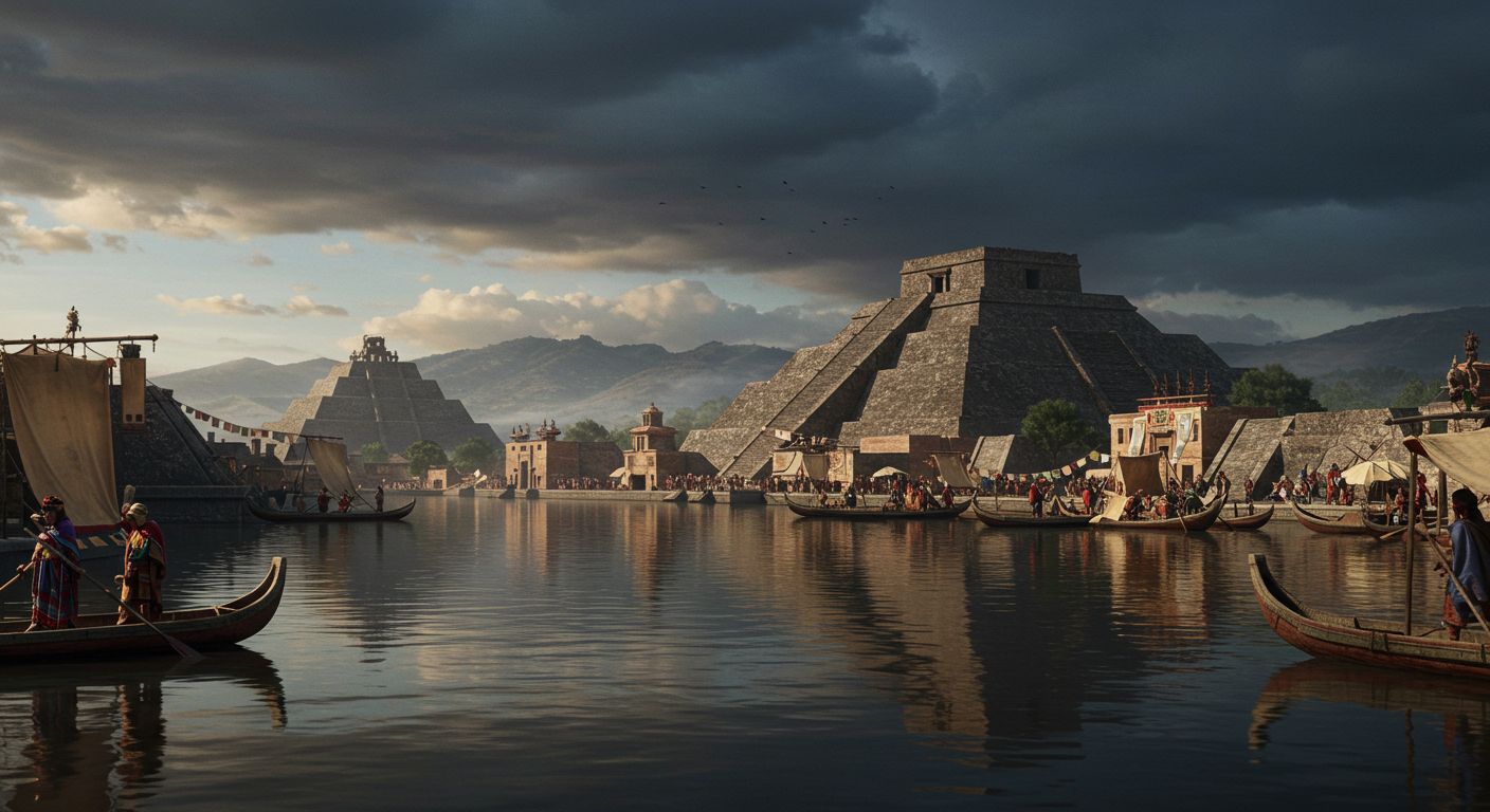 The Aztec Empire: Crimson Sacrifices and Jade Cityscapes - Clothes ...