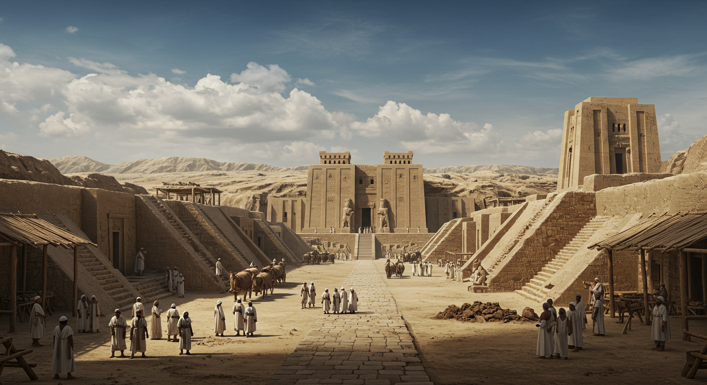 The Sumerian Civilization: Clay Tablet Browns and Ziggurat Blues ...