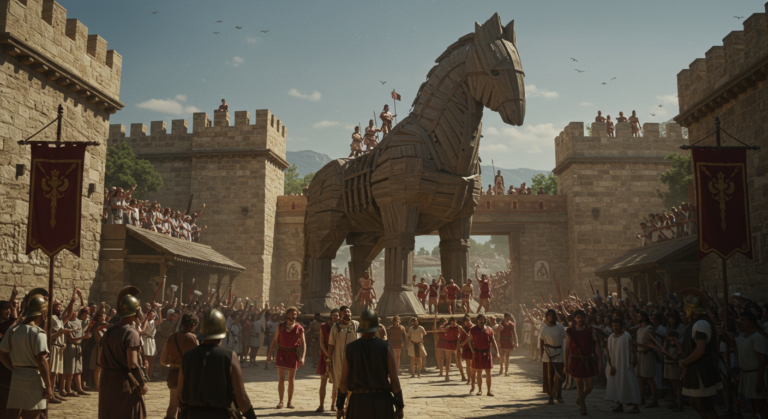 The Trojan War: Legendary Bronze Armor and Firelit Siege - Clothes ...