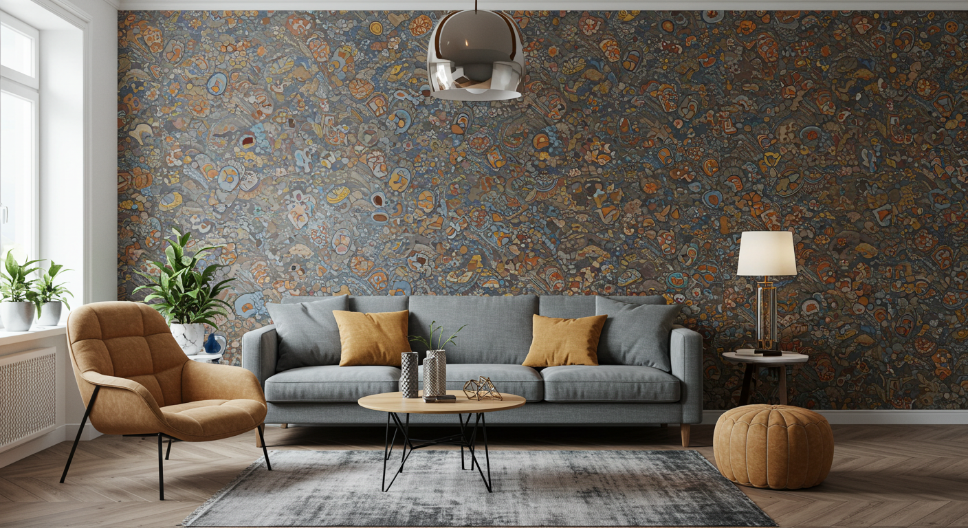 Wallpaper Wonders: Statement Walls Without the Paint - Clothes Color Guide