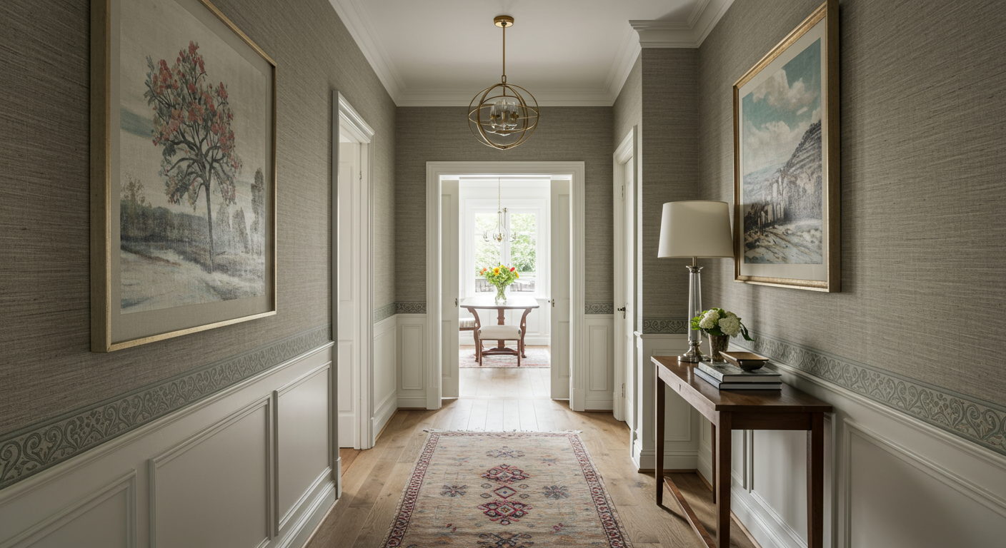 Wallpaper Wonders: Statement Walls Without the Paint - Clothes Color Guide