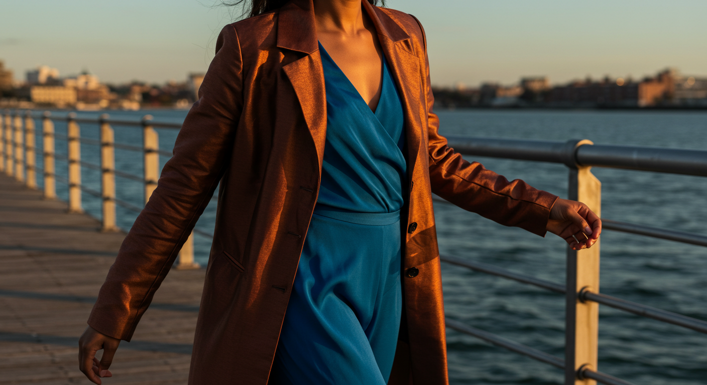 Bronze and Blue: The Ultimate Color Combo for Style - Clothes Color Guide