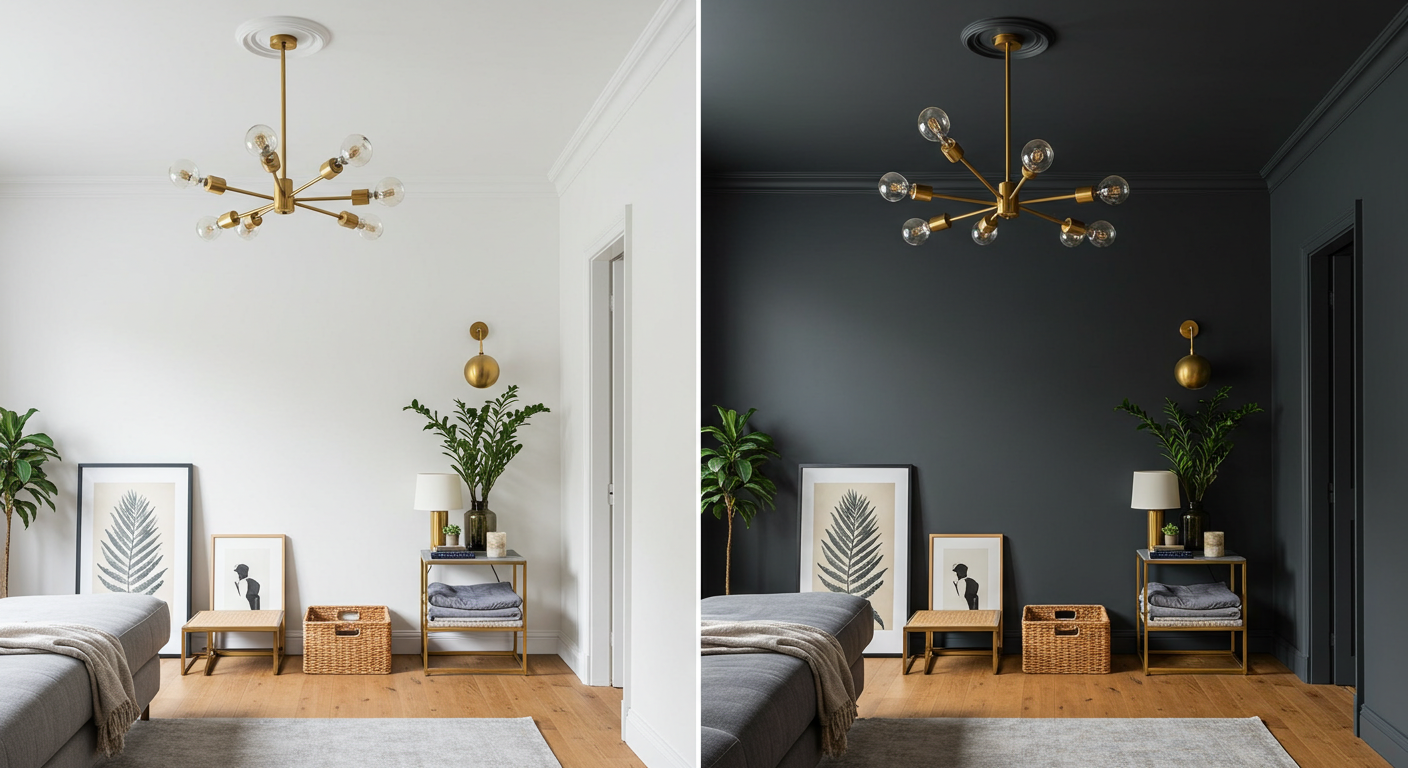 Ceiling Statements: Painting the Fifth Wall for a Unique Look - Clothes ...