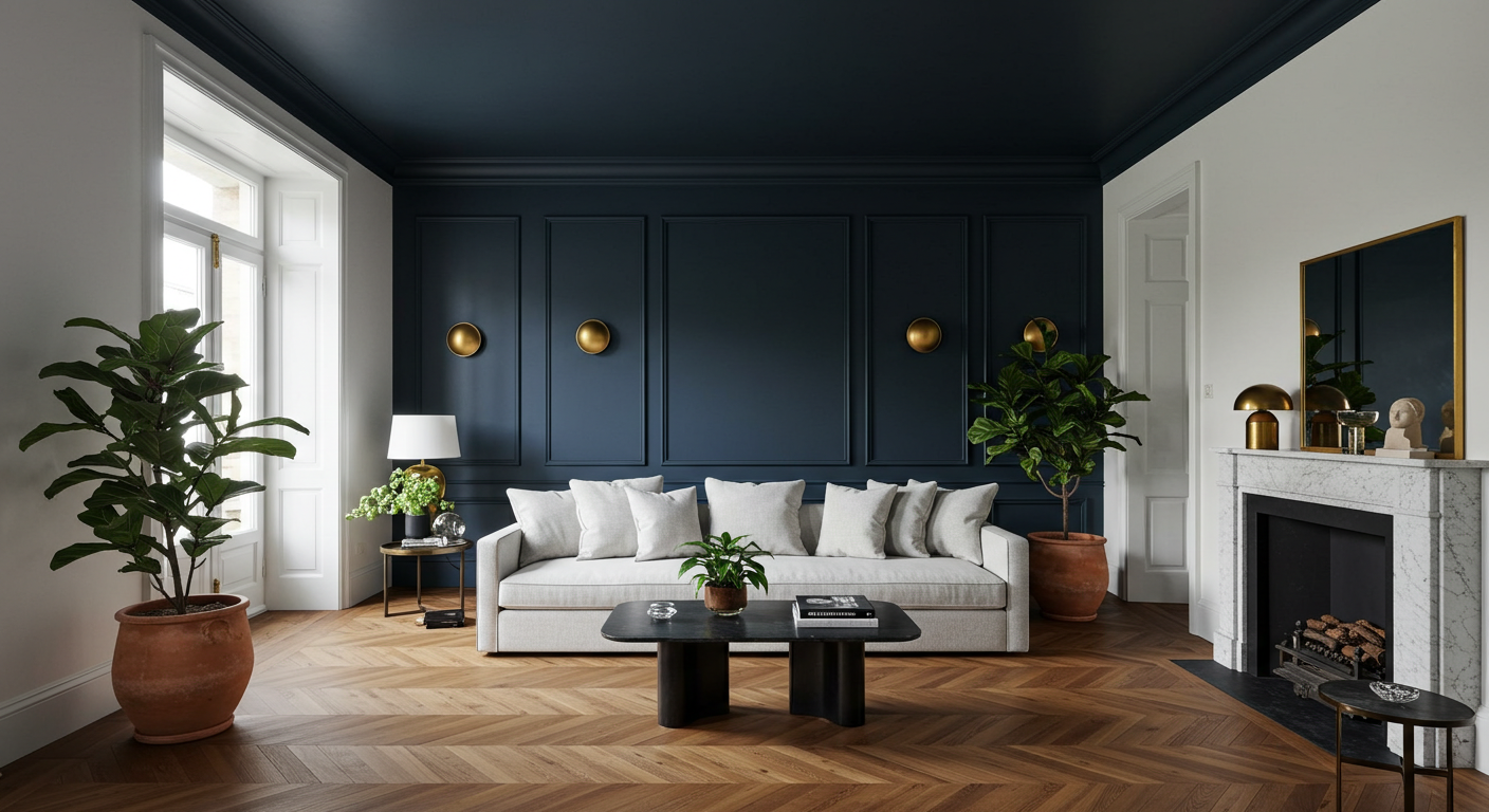 Ceiling Statements: Painting the Fifth Wall for a Unique Look - Clothes ...