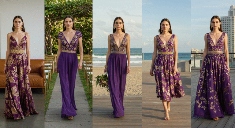 Regal Radiance: How to Wear Purple and Gold - Clothes Color Guide