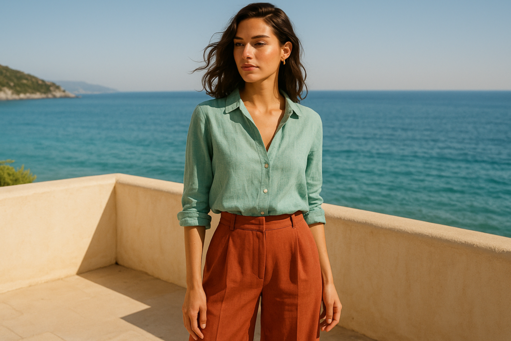 Seafoam & Terracotta: Coastal Meets Desert in Everyday Style - Clothes ...